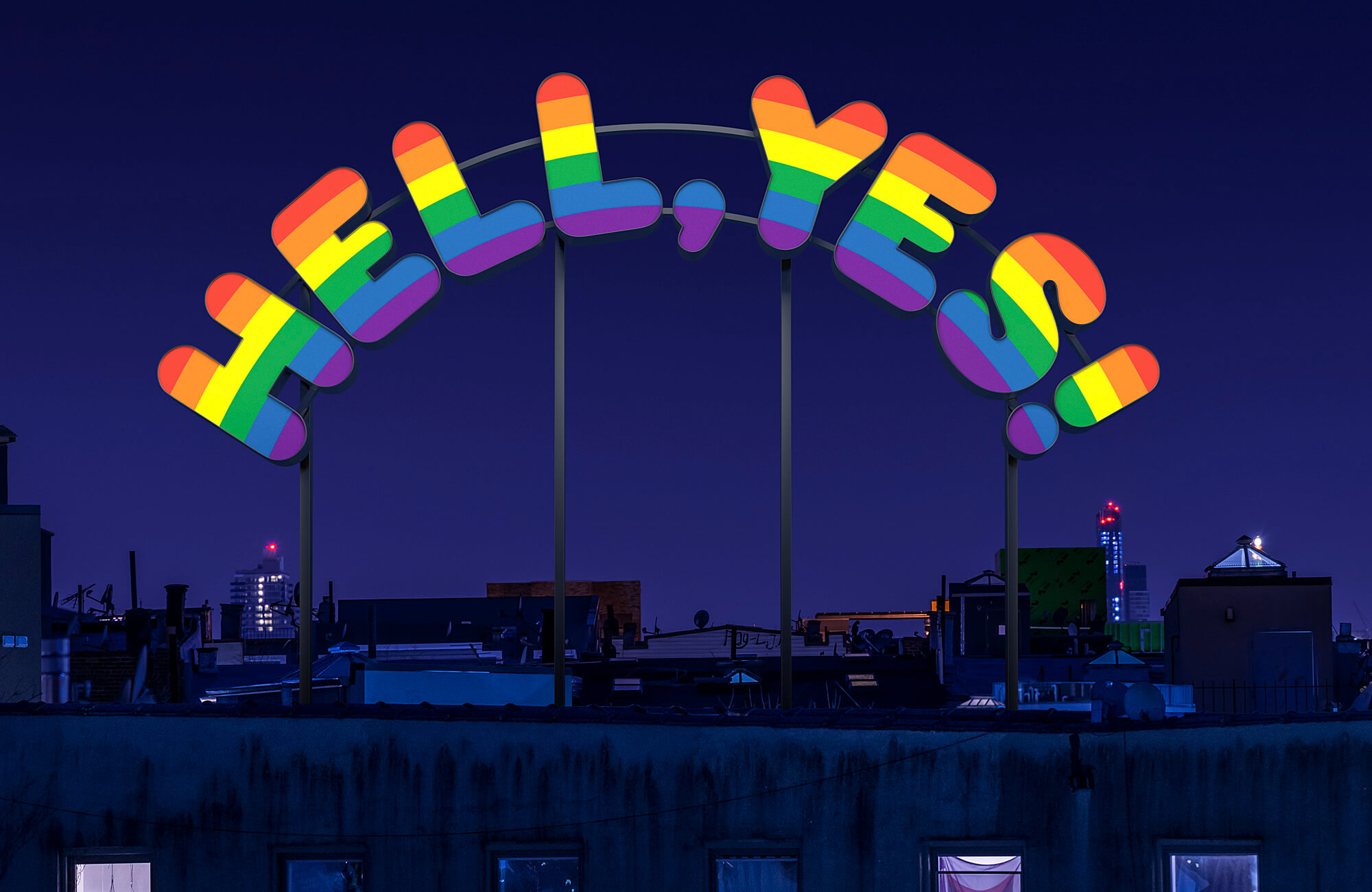 hell, yes! | UGO RONDINONE