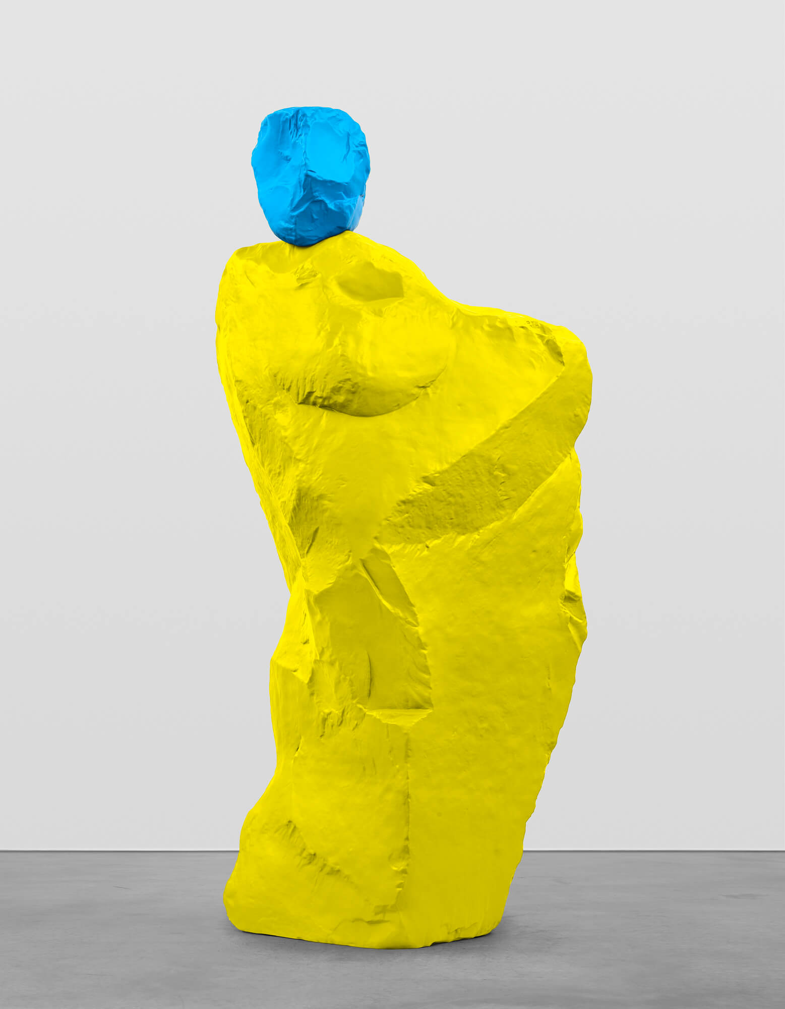 blue yellow nun | UGO RONDINONE