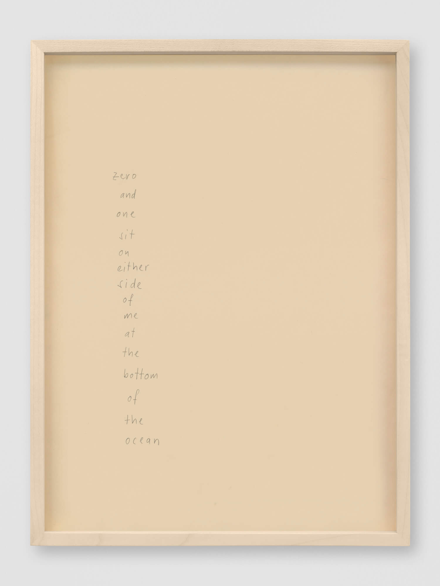 lines out to silence | UGO RONDINONE